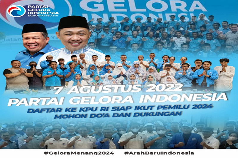 Anis Matta dan Fahri Hamzah Pimpin Pendaftaran Partai Gelora ke KPU ...